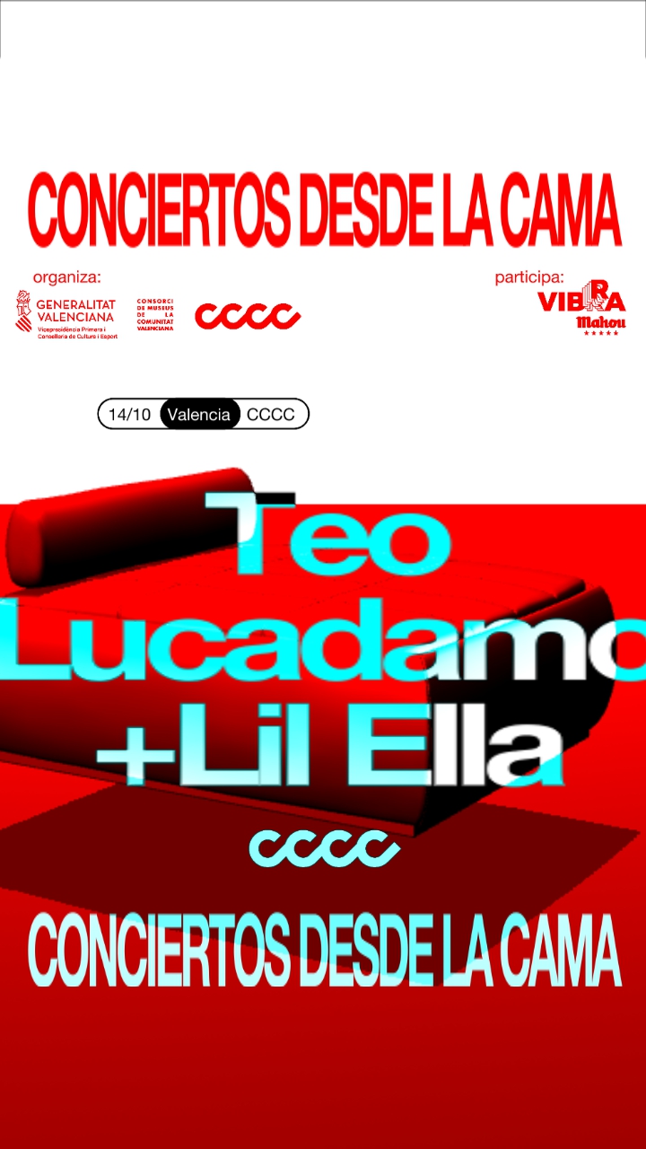 CONCIERTOS DESDE LA CAMA 2023: TEO LUCADAMO + LIL ELLA – Centre del carme